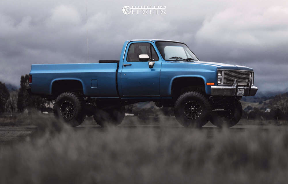 1986 Chevrolet K20 with 16x8.5 -6 MB Wheels 352 and 315/75R16 Ironman ...
