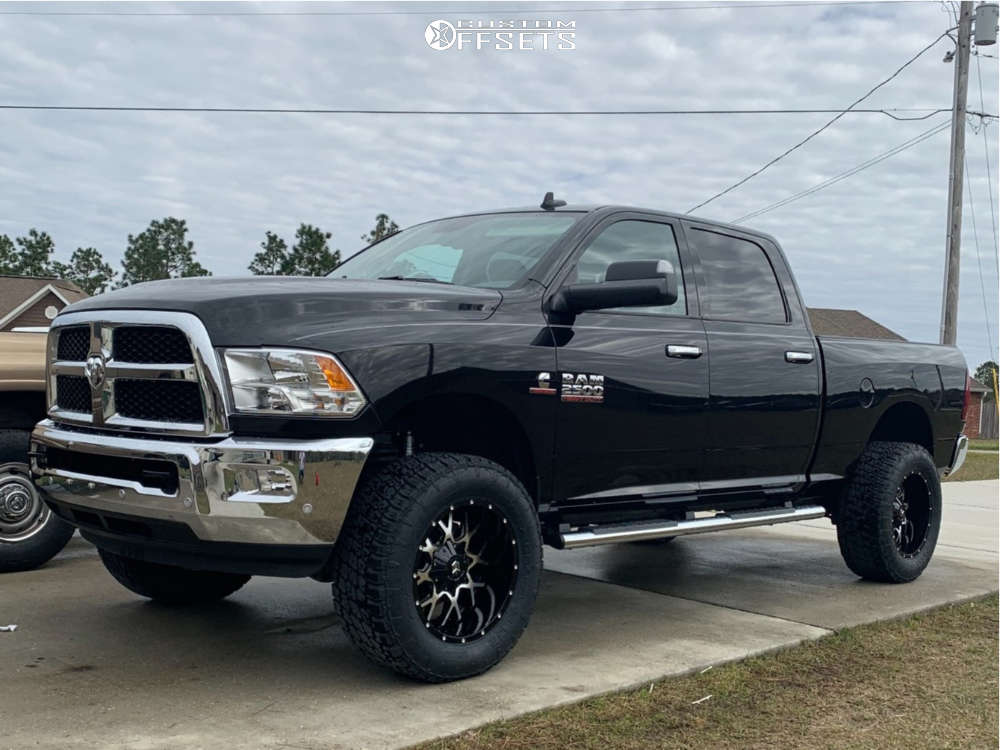 2017 Ram 2500 with 20x10 -19 Dropstars 645mb and 35/12.5R20 Nitto Terra ...