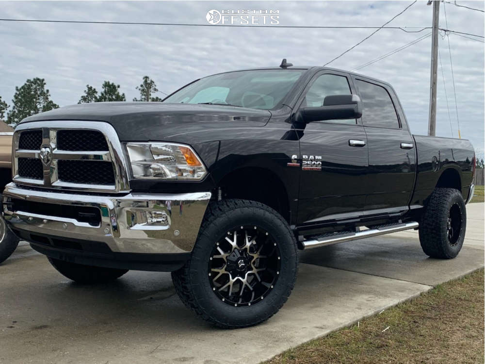 2017 Ram 2500 with 20x10 -19 Dropstars 645mb and 35/12.5R20 Nitto Terra ...