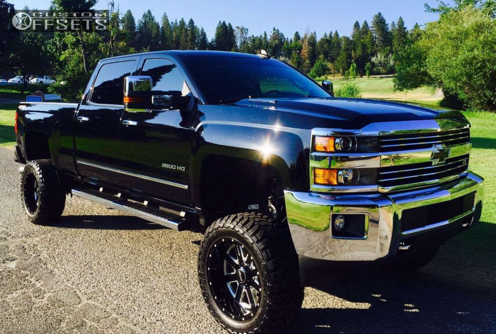 2016 Chevrolet Silverado 2500 HD with 20x10 -25 Sota AWOL and 33/12.5R20 Toyo Tires Open Country ...