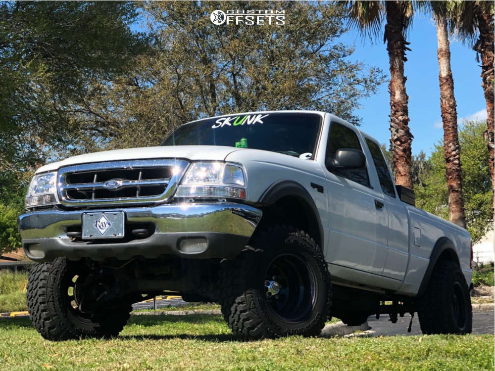 1999 Ford Ranger with 15x10 -88 Bart Wheels Super Trucker and 31/10 ...