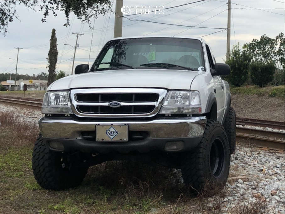 1999 Ford Ranger with 15x10 -88 Bart Wheels Super Trucker and 31/10 ...
