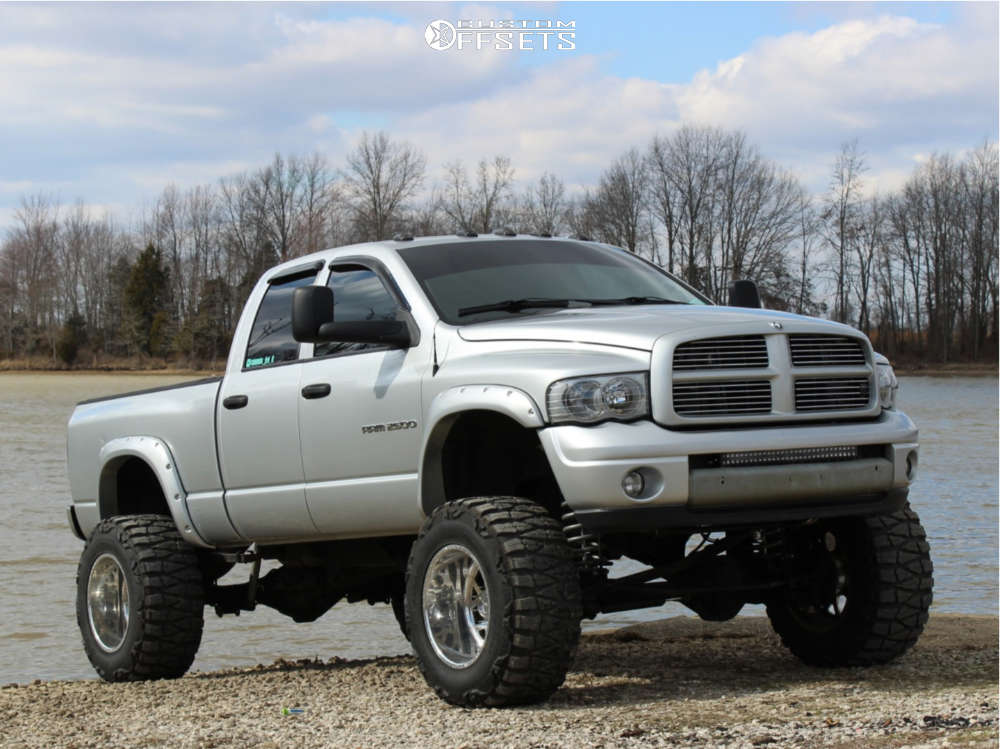2004 Dodge Ram 2500 with 20x14 -73 American Force Shield Ss and 38/15 ...