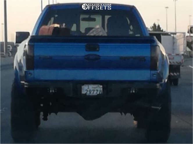 2014 Ford Raptor with 17x8.5 7 Fuel Jm2 and 40/13.5R17 Nitto Mud ...