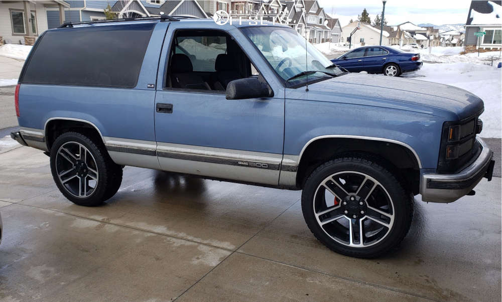 1995 GMC Yukon with 22x9 24 Factory Reproductions Fr34 and 275/50R22 ...