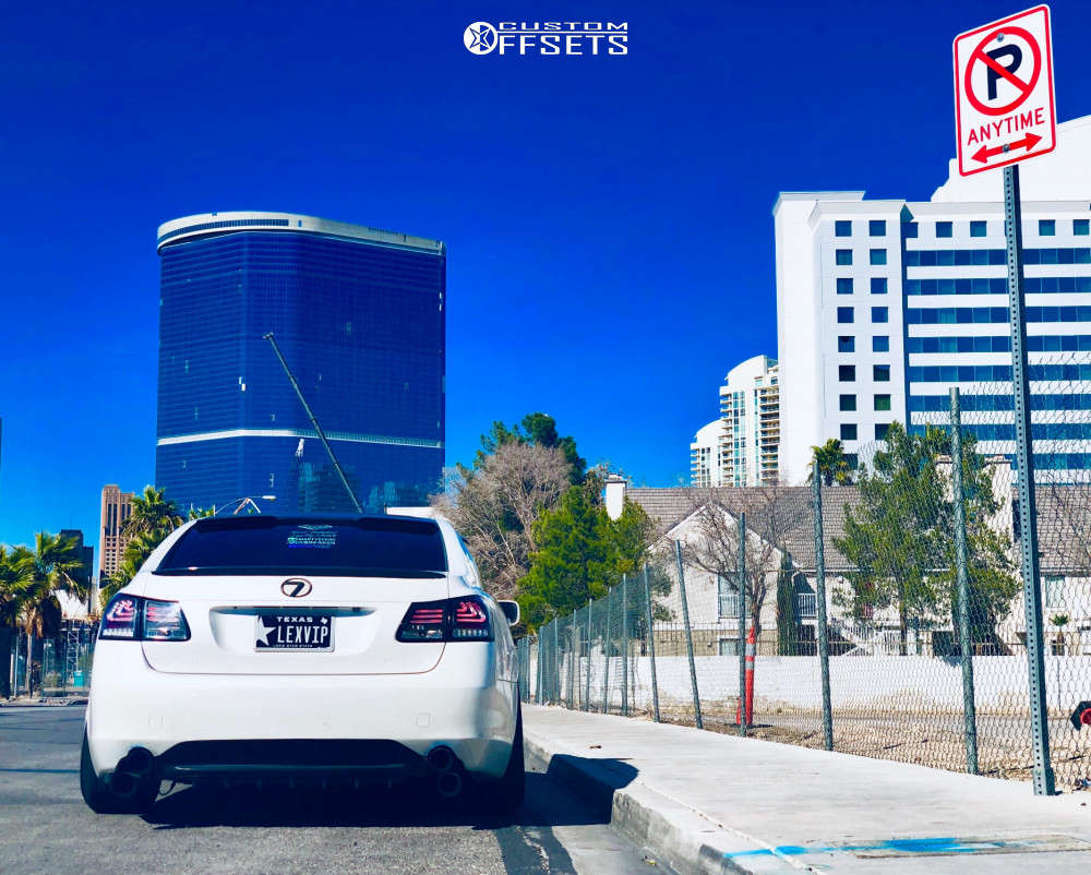 2007 Lexus GS350 with 20x10 25 Rohana Rc10 and 225/35R20 Vercelli ...