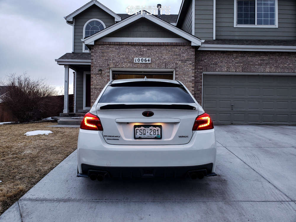 2017 Subaru WRX with 18x9.5 40 SSR Gtx01 and 255/35R18 Falken Azenis ...