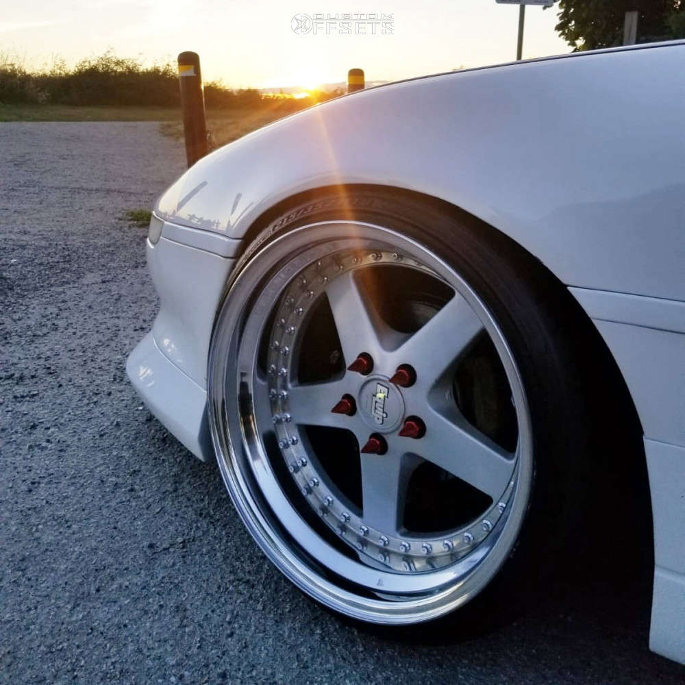 1991 Toyota MR2 with 18x10 -3 Work Equip E05 and 215/35R18 Hankook ...