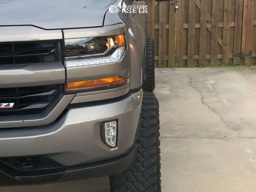 2017 Chevrolet Silverado 1500 with 20x12 -44 XD Xd825 and 37/13.5R20 ...