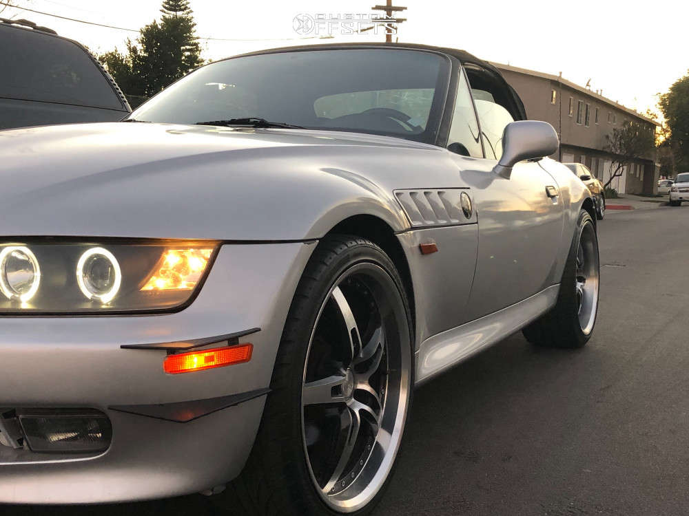 1997 BMW Z3 with 19x8.5 20 MRR Gt5 and 235/35R19 Nankang NS-25 and ...
