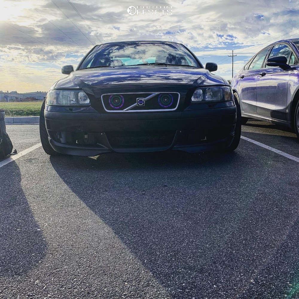 2004 Volvo S60 with 17x9 -12 Black Rock 942 Type D and 255/40R17 ...