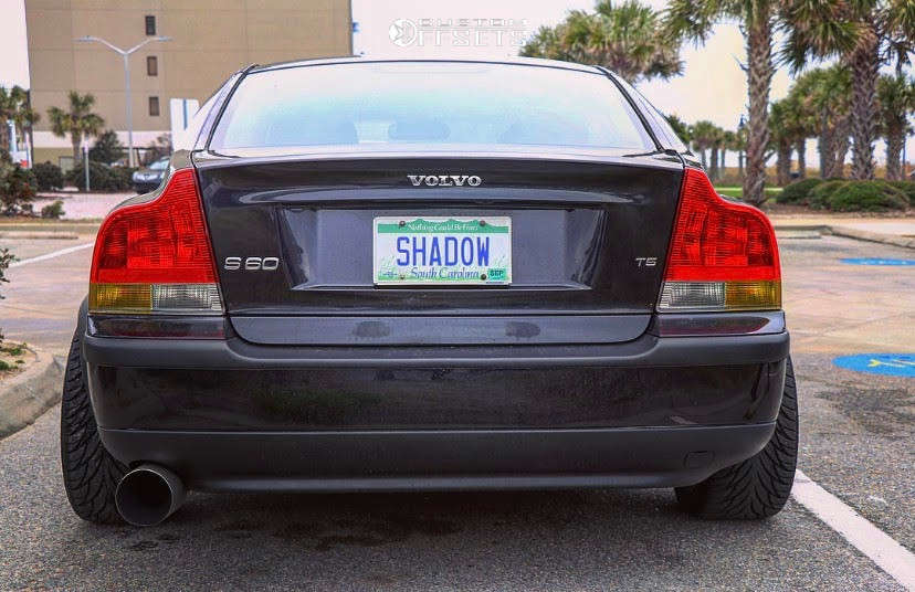 2004 Volvo S60 with 17x9 -12 Black Rock 942 Type D and 255/40R17 ...