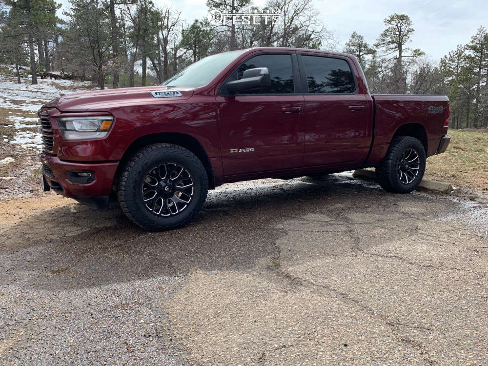 2019 Ram 1500 with 20x9 1 Fuel Warrior and 295/60R20 Falken Wildpeak ...