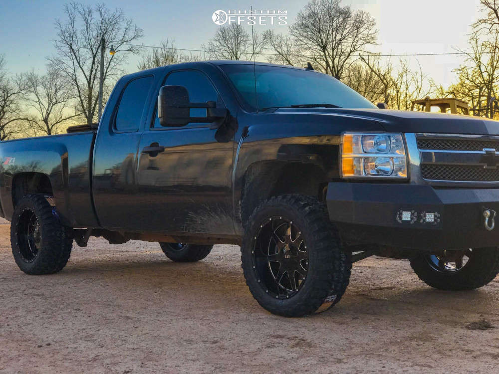 2012 Chevrolet Silverado 1500 with 20x10 -24 G-FX Tr12 and 33/12.5R20 ...