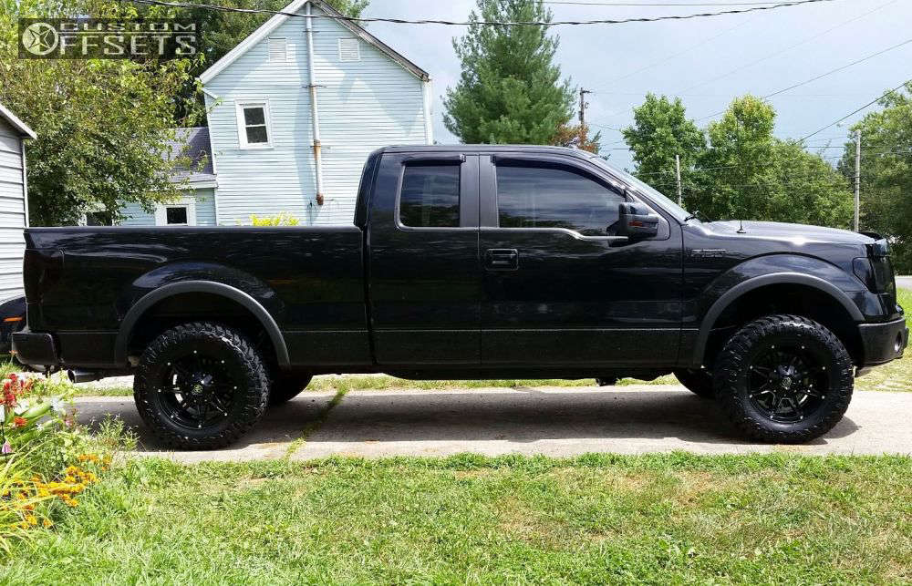 2012 Ford F-150 with 18x9 -12 Mayhem Rampage and 33/12.5R18 Atturo ...