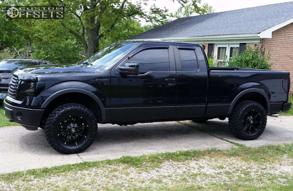 2012 Ford F-150 with 18x9 -12 Mayhem Rampage and 33/12.5R18 Atturo ...
