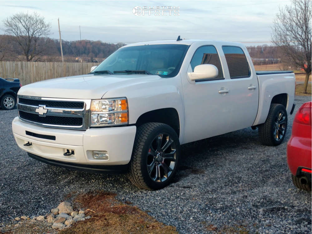 2011 Chevrolet Silverado 1500 with 22x9 24 OE Performance 113 and 285 ...