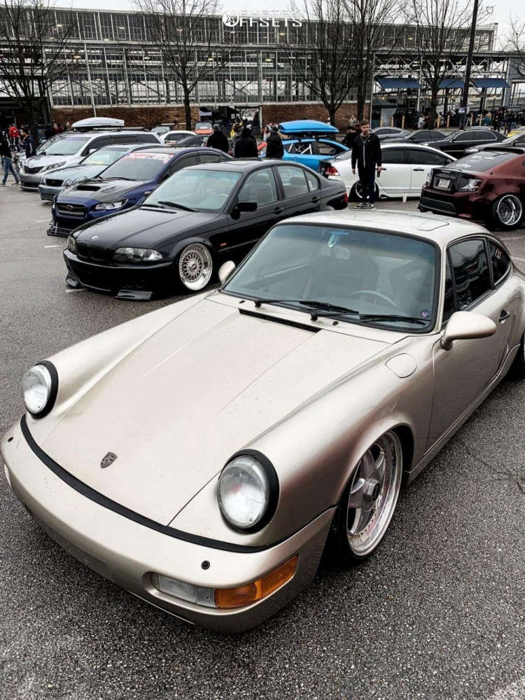 1990 Porsche 911 with 18x9.5 40 Speedline Corse Mistrals and 225/40R18 ...