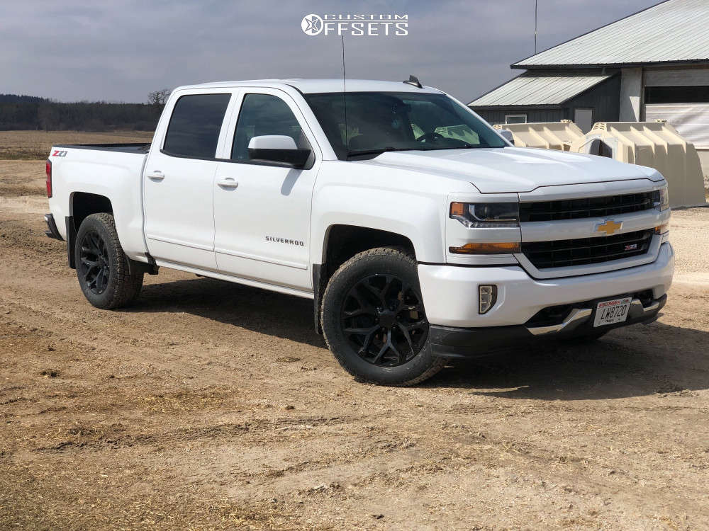 2018 Chevrolet Silverado 1500 with 20x9 24 OE Performance 176 and 275 ...