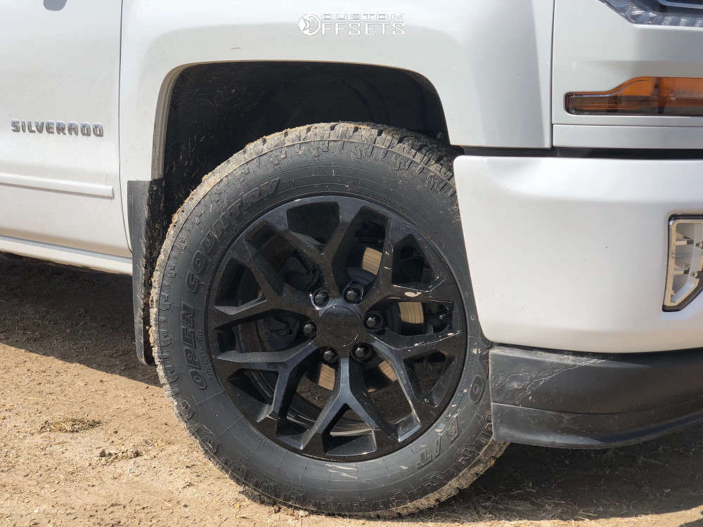 2018 Chevrolet Silverado 1500 with 20x9 24 OE Performance 176 and 275 ...