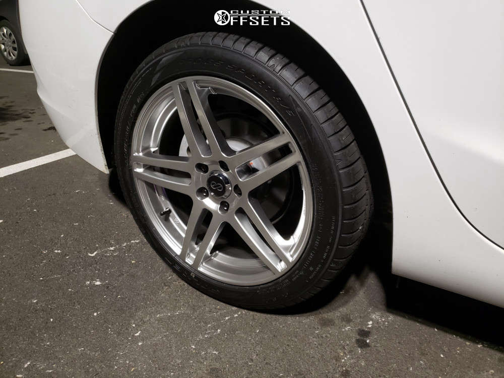 2018 Chevrolet Cruze with 17x7.5 38 Enkei Rsf5 and 225/45R17 Falken Pro ...