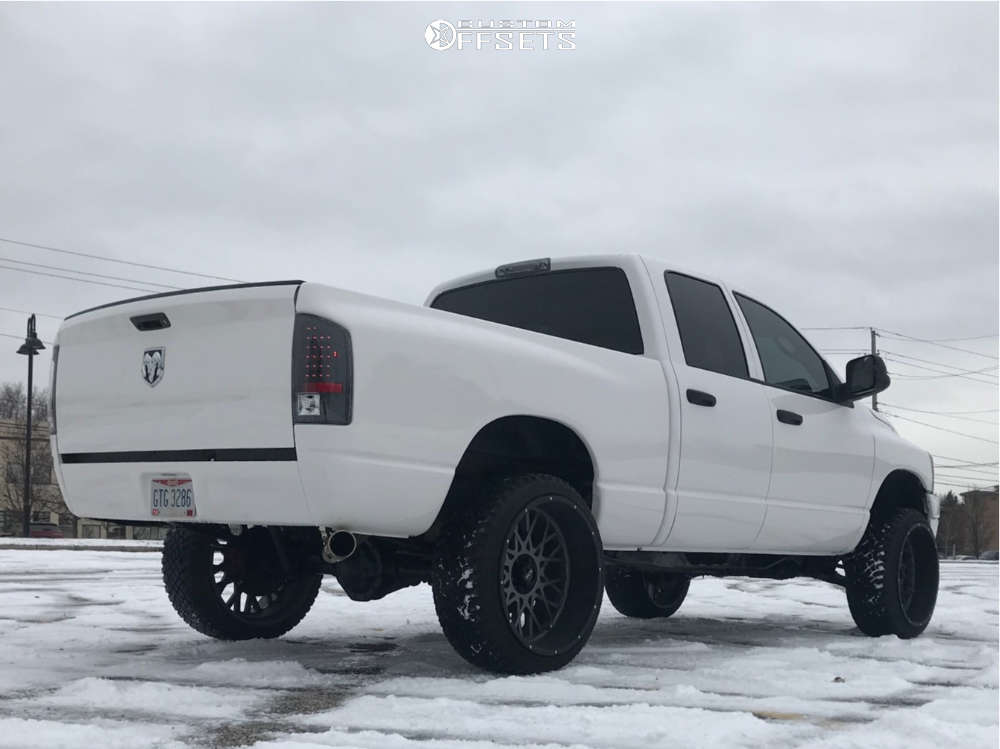 2007 Dodge Ram 1500 with 24x12 -51 Vision Rocker and 285/40R24 Atturo ...
