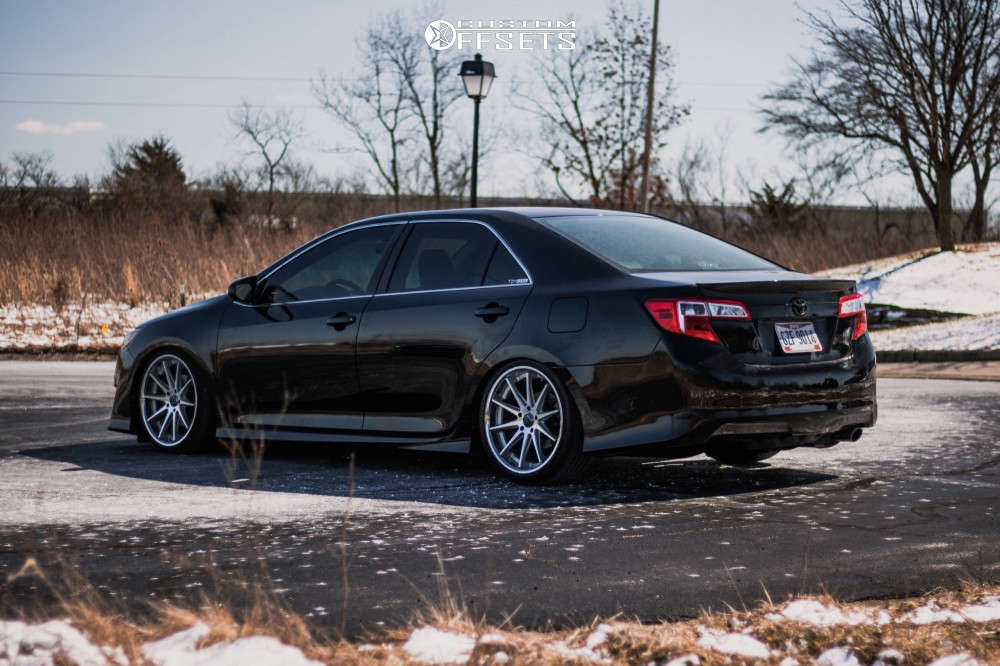 2013 Toyota Camry with 19x8.5 35 Rohana Rc10 and 235/35R19 Kumho Solus Kh25 and Coilovers ...