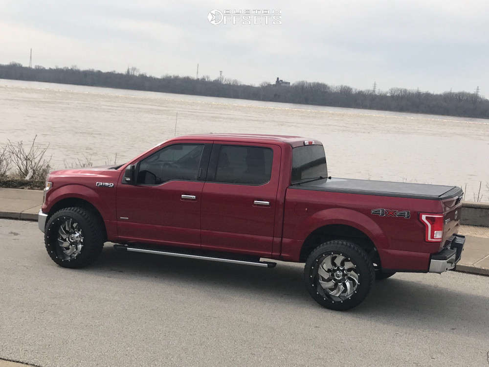 2015 Ford F-150 with 22x14 -70 Fuel Cleaver and 33/12.5R22 Atturo Trail ...