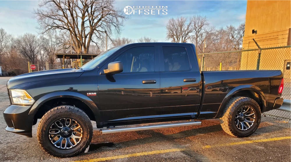2015 Ram 1500 with 20x10 -18 Fuel Warrior and 35/12.5R20 Toyo Tires ...