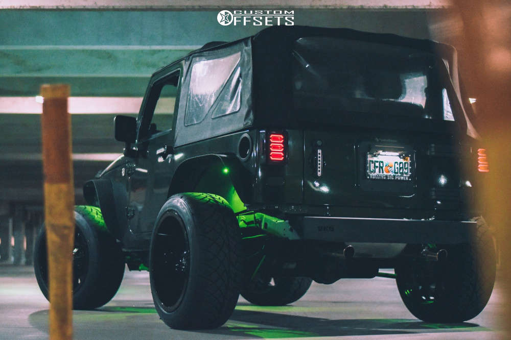 2010 Jeep Wrangler JK with 20x10 -12 RBP 74r and 33/45R20 Nitto NT420V ...