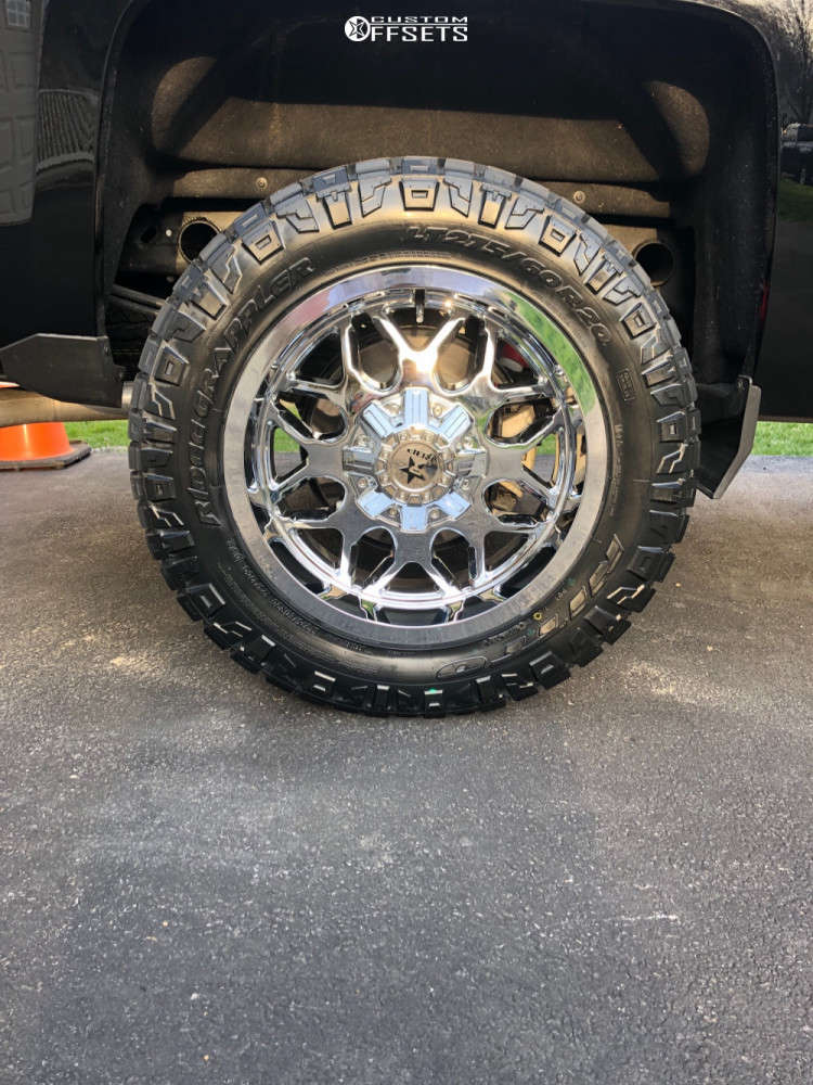 2018 Chevrolet Silverado 1500 with 20x9 10 RBP 73r and 275/60R20 Nitto ...