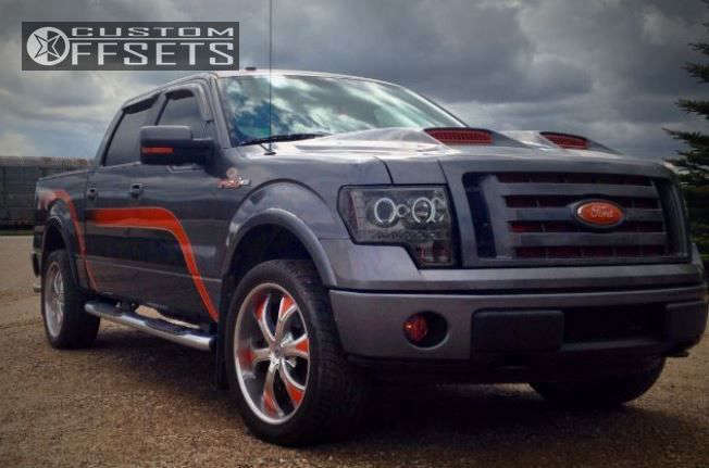 2009 Ford F-150 with 22x9.5 15 Lexani Dial and 305/40R22 Toyo Tires ...