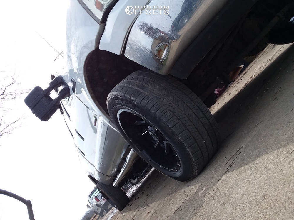 2007 Ford F-350 Super Duty with 20x10 -25 Vision Bomb and 275/55R20 ...