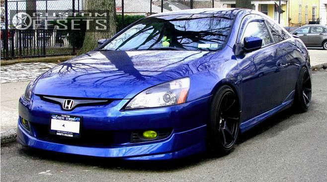 2004 Honda Accord with 17x9.5 15 MB Wheels Battle and 215/45R17 General ...