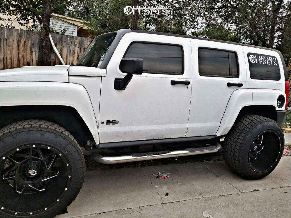 2006 Hummer H3 with 22x14 -76 Dropstars 652bm and 325/50R22 Nitto Terra ...