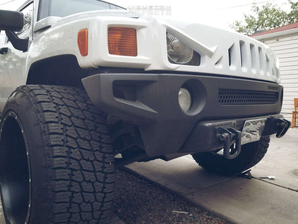 2006 Hummer H3 with 22x14 -76 Dropstars 652bm and 325/50R22 Nitto Terra ...