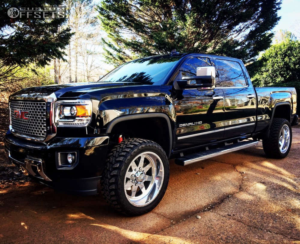 2016 GMC Sierra 2500 HD with 22x10 -25 American Force INDEPENDENCE SS ...
