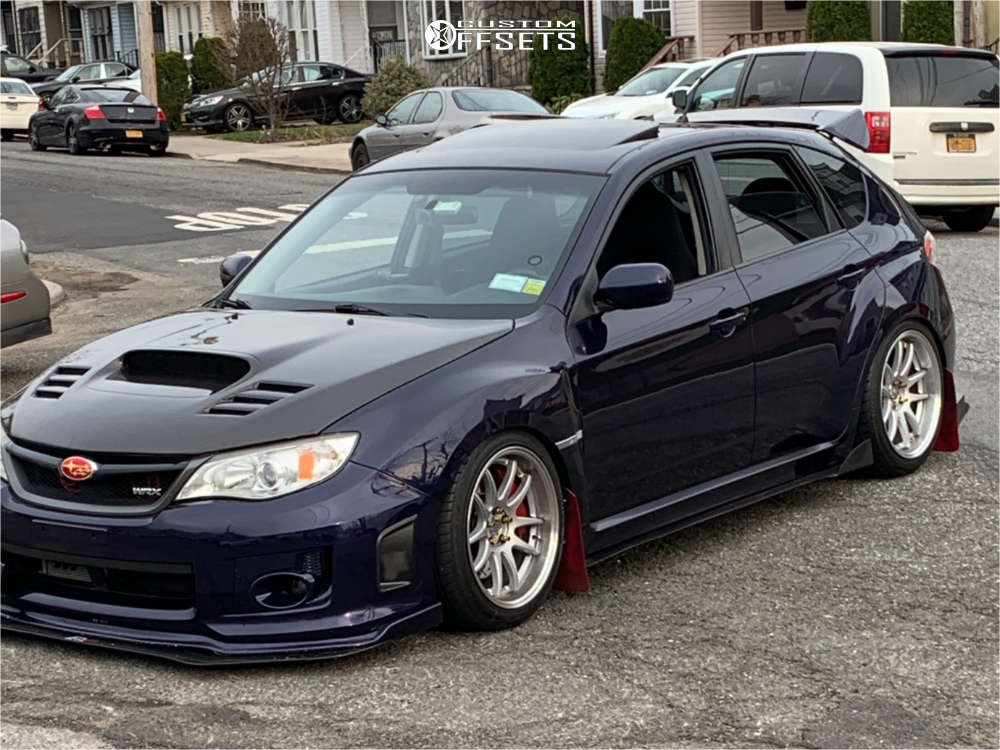 2013 Subaru WRX with 18x9.5 35 Aodhan DS02 and 245/40R18 Achilles Atr ...