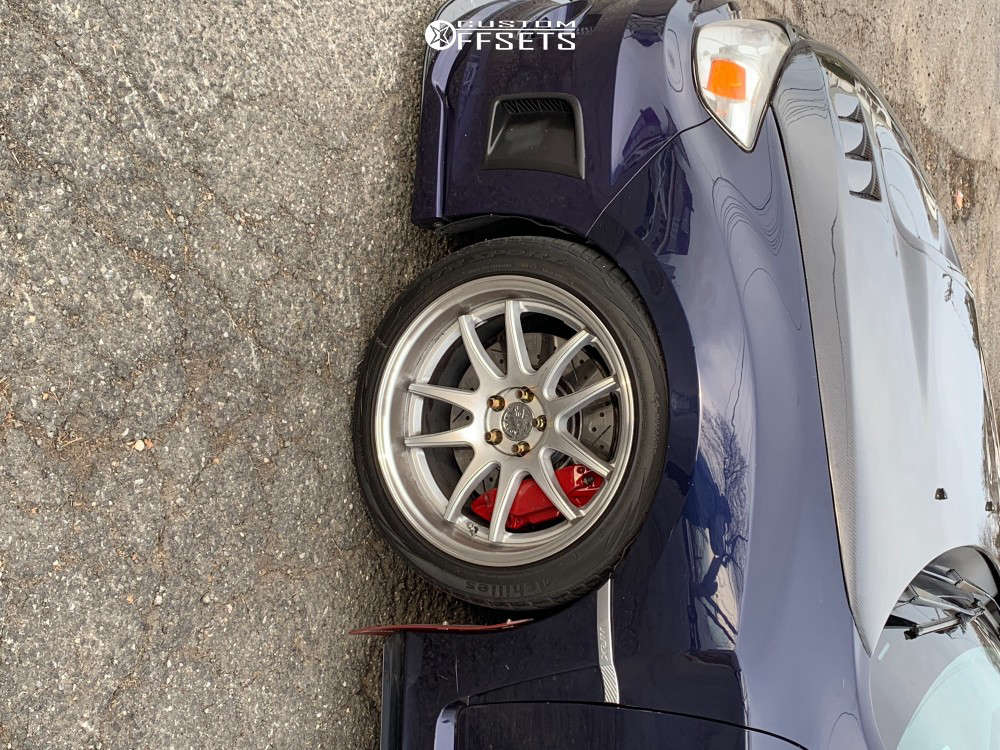 2013 Subaru WRX with 18x9.5 35 Aodhan DS02 and 245/40R18 Achilles Atr ...