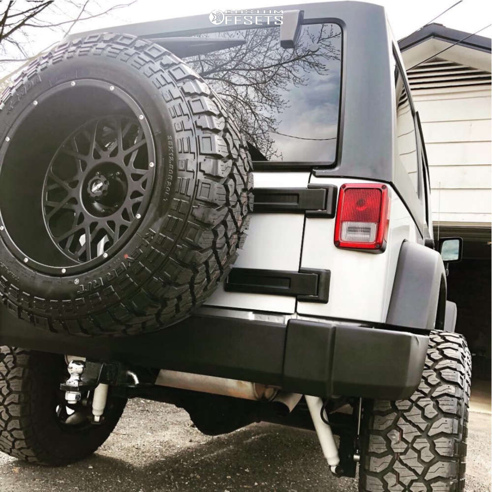 2011 Jeep Wrangler with 20x12 -51 Vision Rocker and 35/12.5R20 Kenda ...