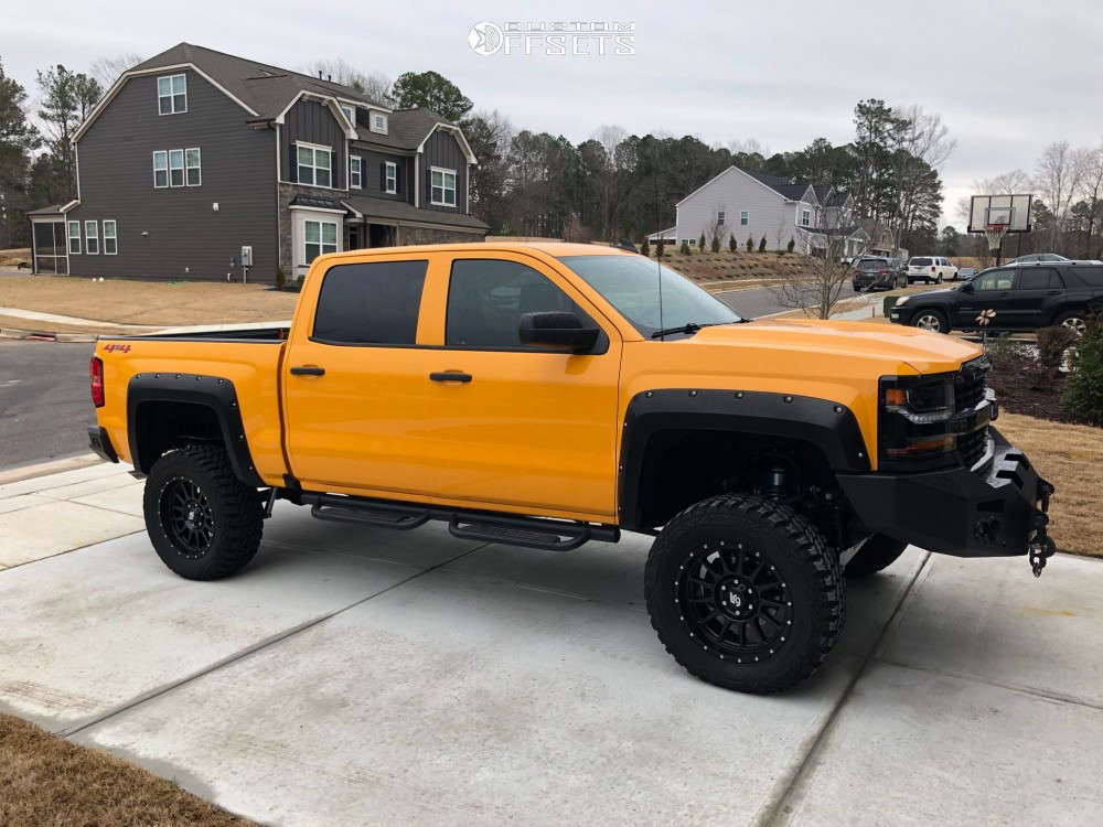 2018 Chevrolet Silverado 1500 with 20x9 -6 LRG 110 and 35/12.5R20 Pro ...