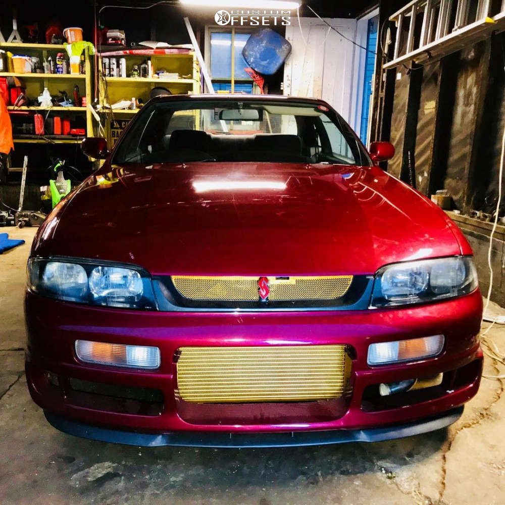 1993 Nissan Skyline R33 with 18x9.5 36 BBS Lm and 225/40R18 Yokohama S ...