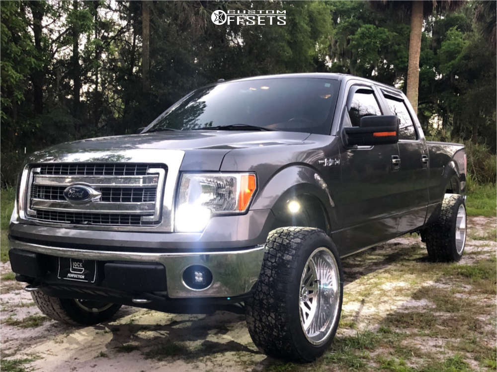 2013 Ford F-150 with 22x12 -40 American Force Shock Fp and 285/50R22 ...