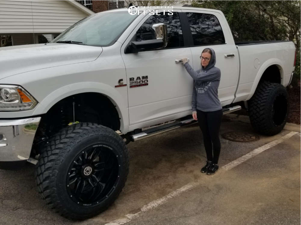 2018 Ram 2500 with 22x14 -76 Anthem Off-Road Equalizer and 37/13.5R22 ...