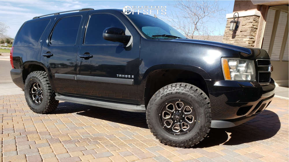 2007 Chevrolet Tahoe with 17x9 12 G-FX Tr10 and 295/70R17 Falken ...