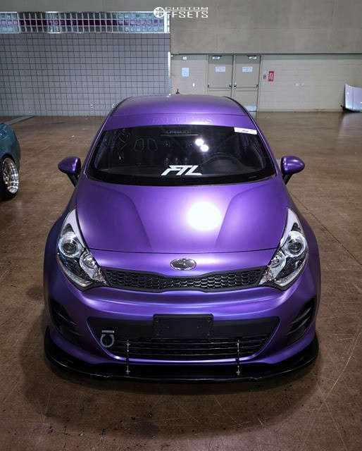 2016 Kia Rio with 16x9 20 JNC Jnc034 and 195/45R16 Nexen Nfera Su1 and ...