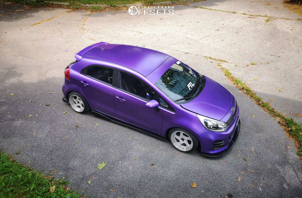 2016 Kia Rio with 16x9 20 JNC Jnc034 and 195/45R16 Nexen Nfera Su1 and ...