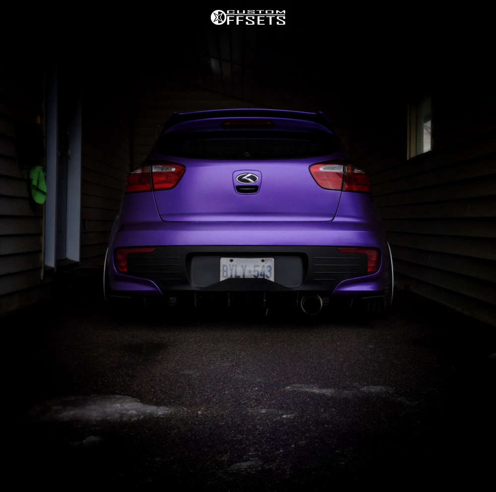 2016 Kia Rio with 16x9 20 JNC Jnc034 and 195/45R16 Nexen Nfera Su1 and ...