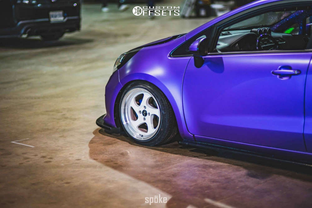 2016 Kia Rio with 16x9 20 JNC Jnc034 and 195/45R16 Nexen Nfera Su1 and ...