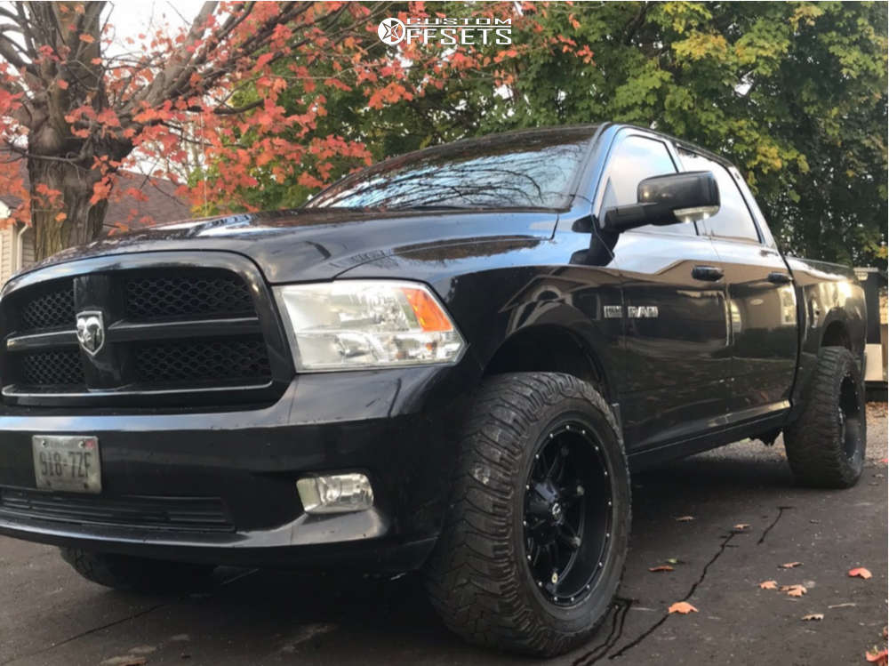 2010 Ram 1500 with 20x10 -24 Fuel Hostage and 35/12.5R20 Pro Comp ...